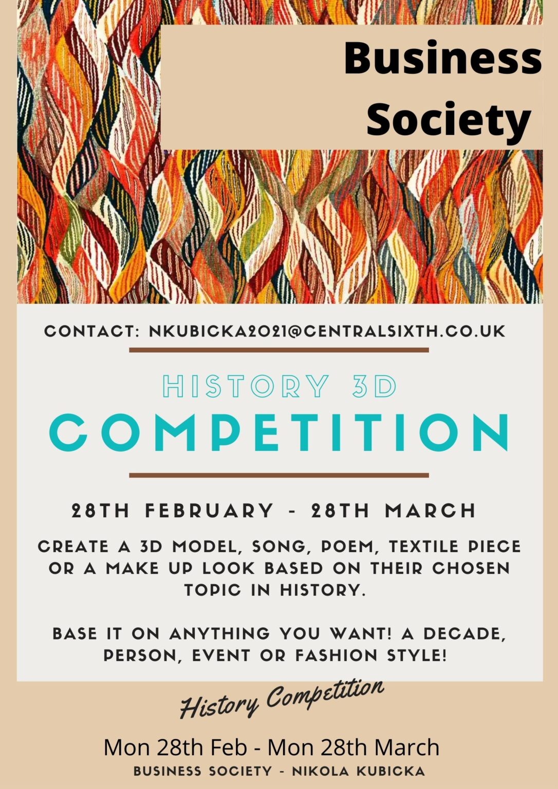 History 3D Competition – Heath Park