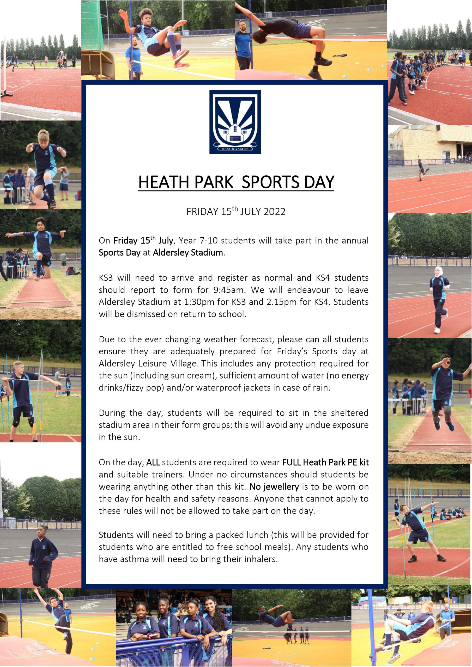 Heath Park Sports Day – Heath Park