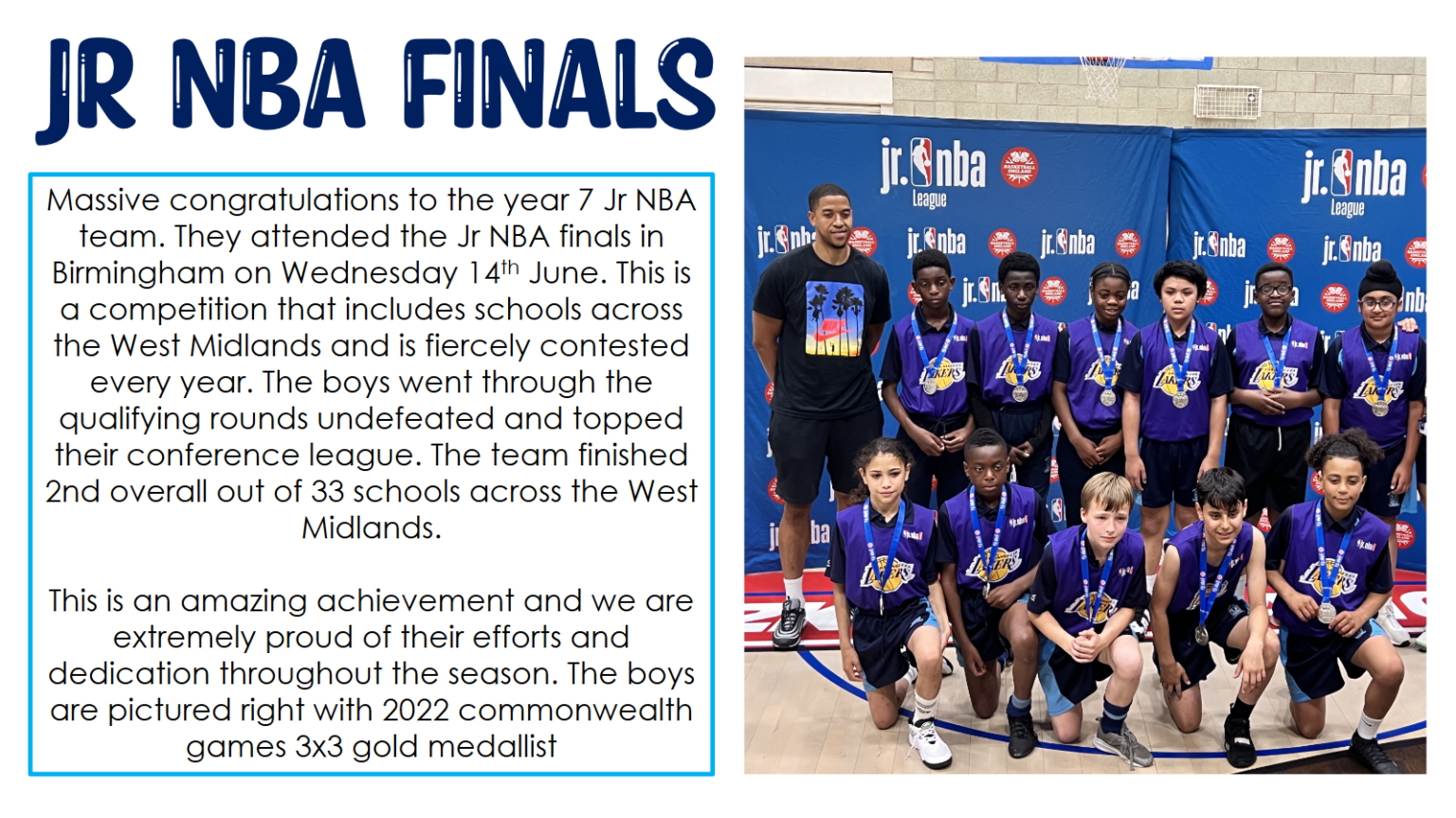 JR NBA Finals – Heath Park
